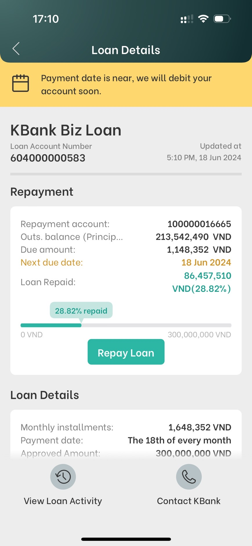 K PLUS Vietnam Application Guide - My Loan & Loan Repayment